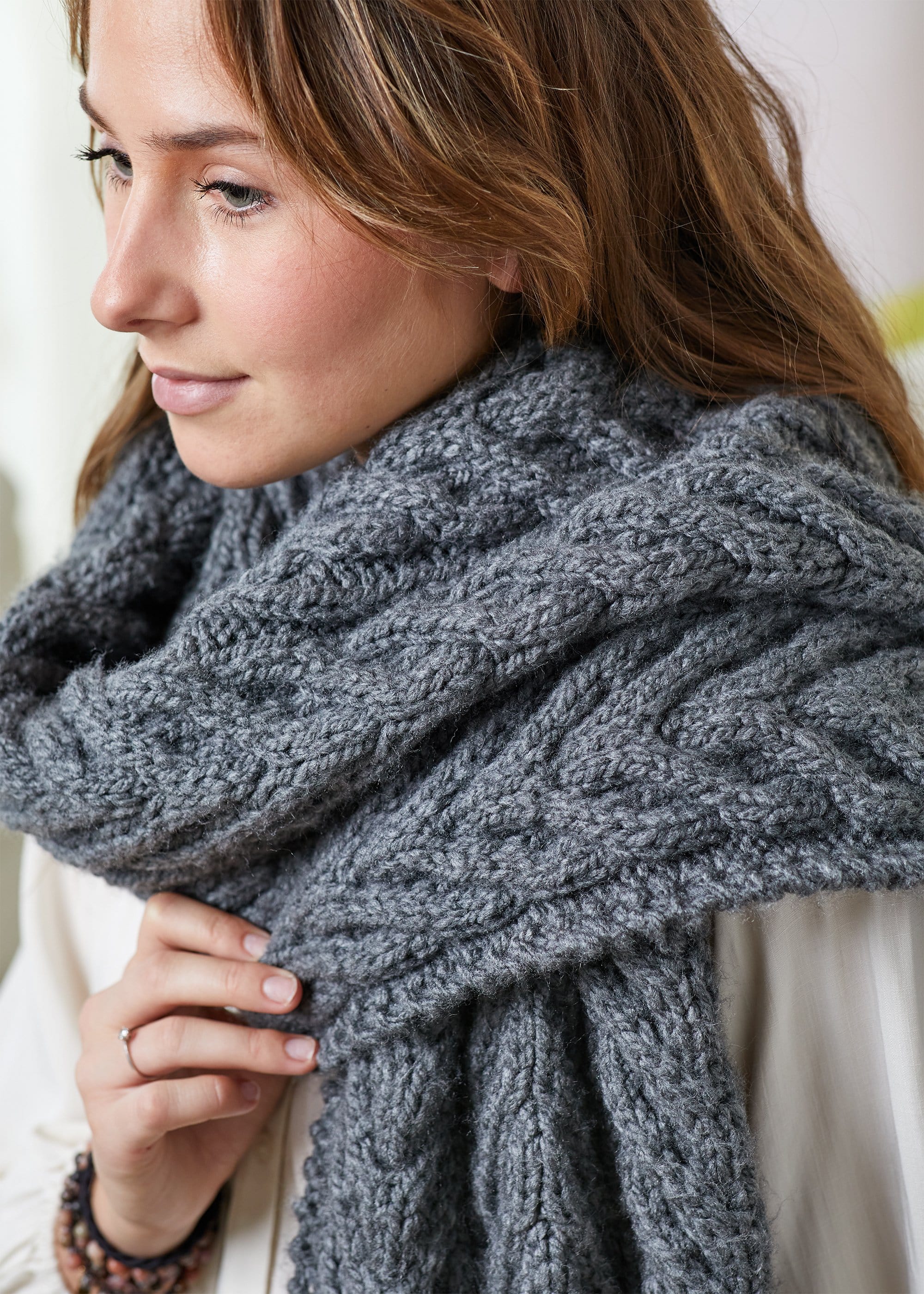 Cozy Cable Wrap – Premier Yarns