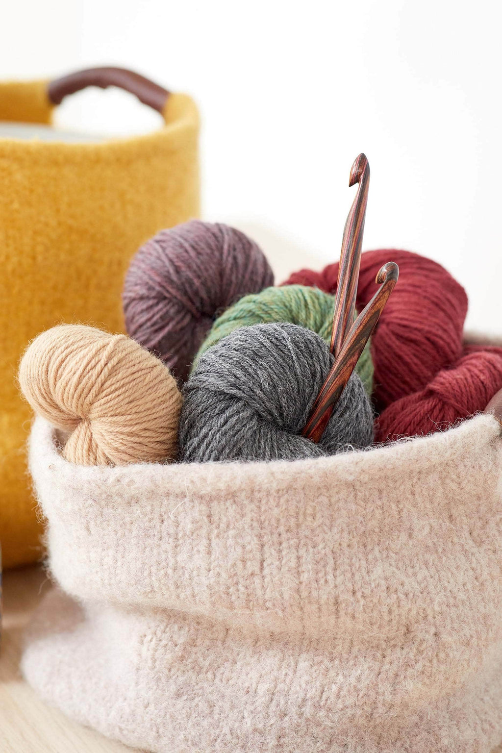 Felted Baskets – Premier Yarns