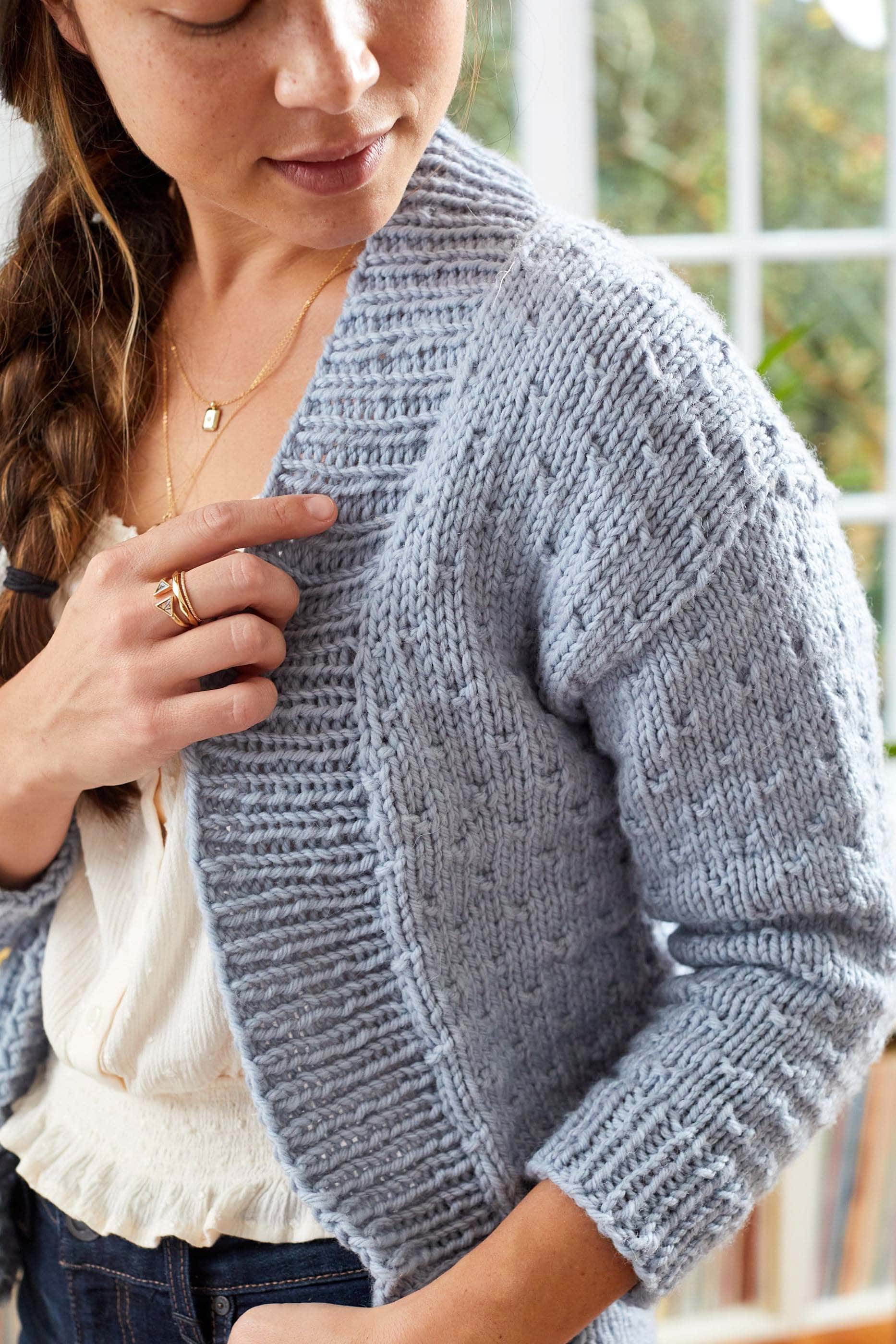 Simple Seed Cardi – Premier Yarns