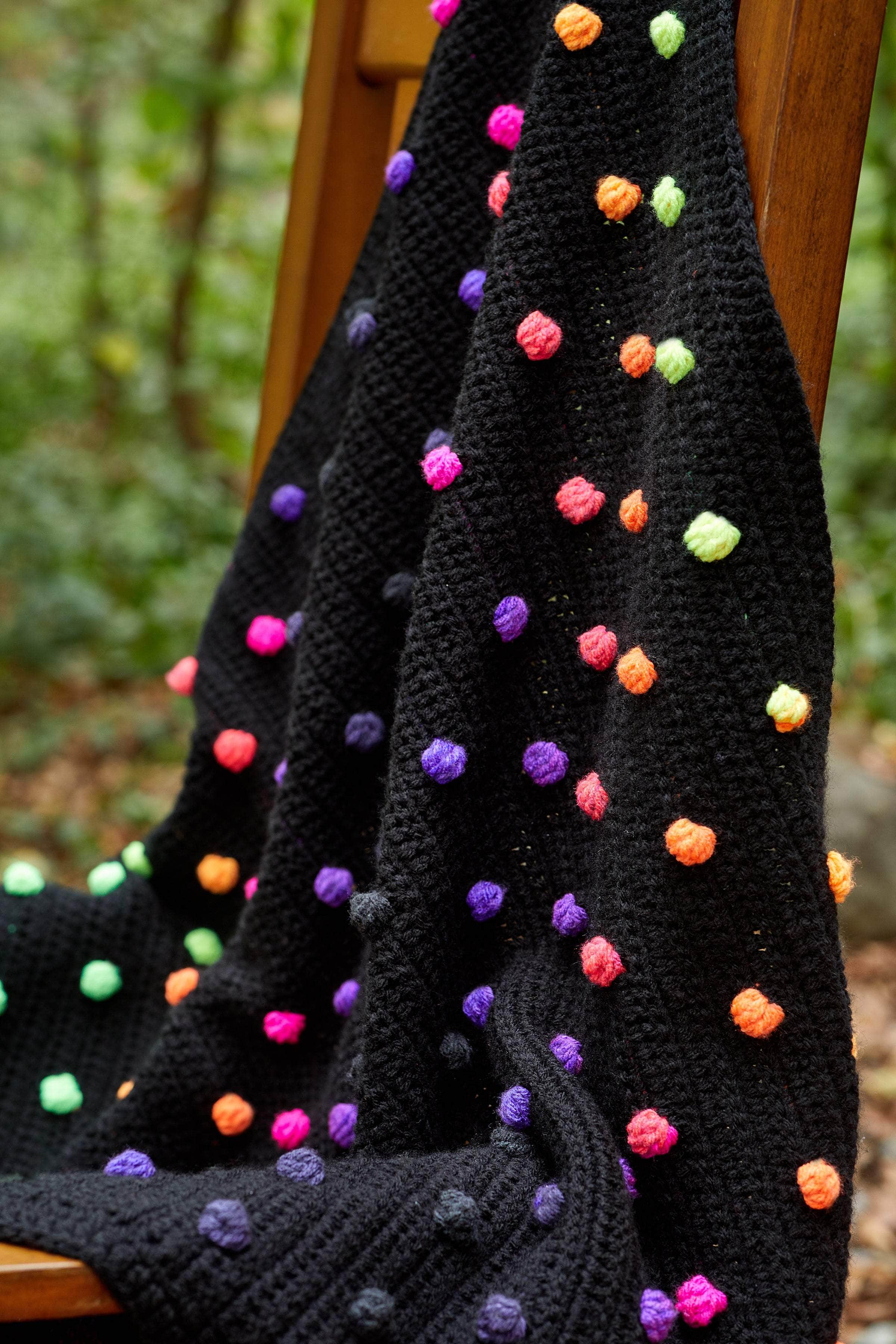 Neon Bobbles Blanket – Premier Yarns