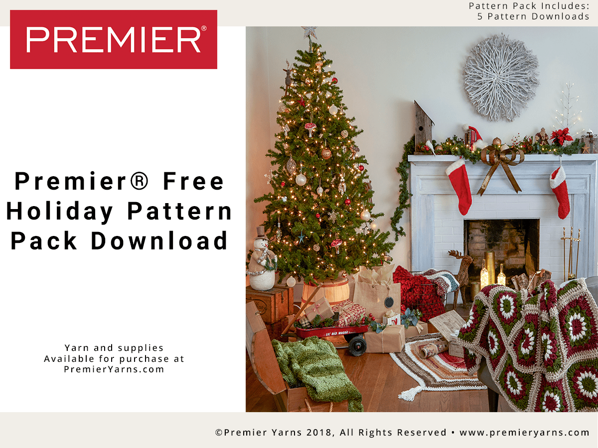 Premier® Free Holiday Pattern Pack Download – Premier Yarns