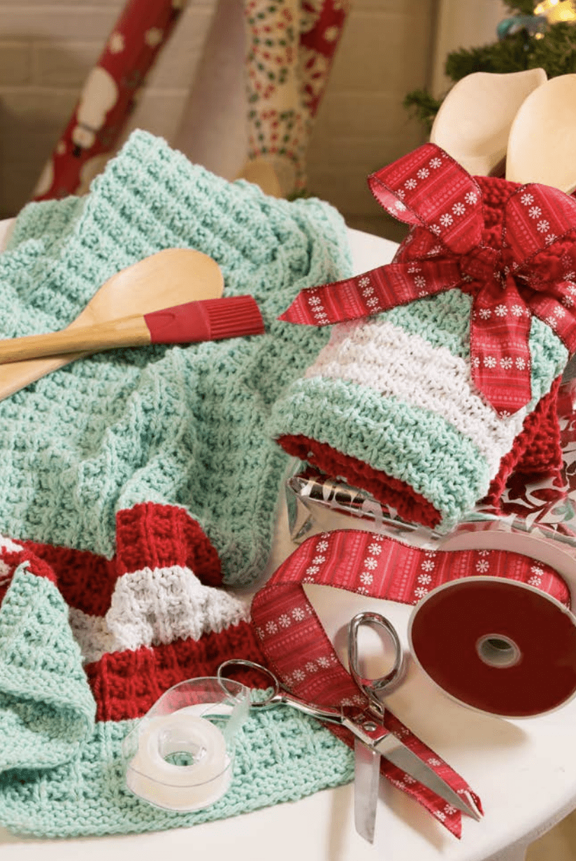 Premier® Waffle Stitch Tea Towel – Premier Yarns