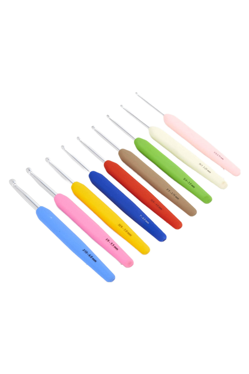 Waves Single Ended Aluminum Crochet Hooks - Color Coded – Premier Yarns